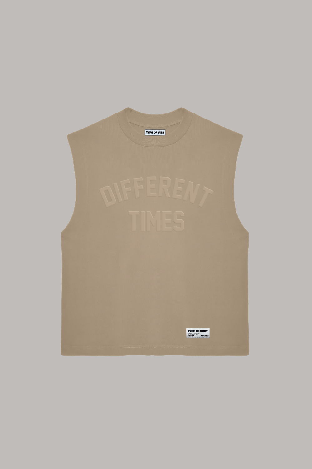 Oversized Tank | DT Camel | Premium Design by TYPE OF VIBE
